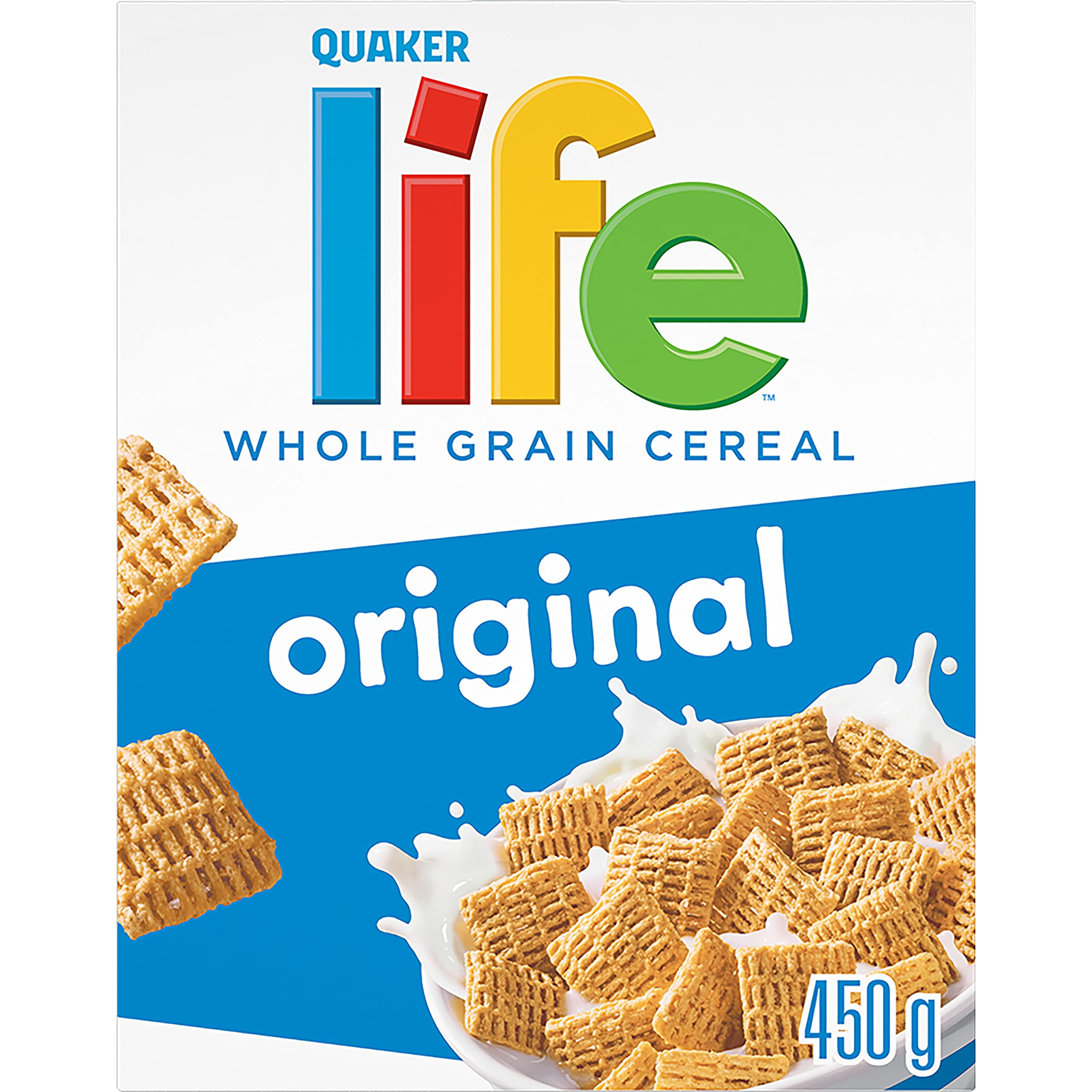 Quaker Life Original Whole Grain Cereal BSL1 , 450g/15.87oz {Imported from Canada} - Walmart.com