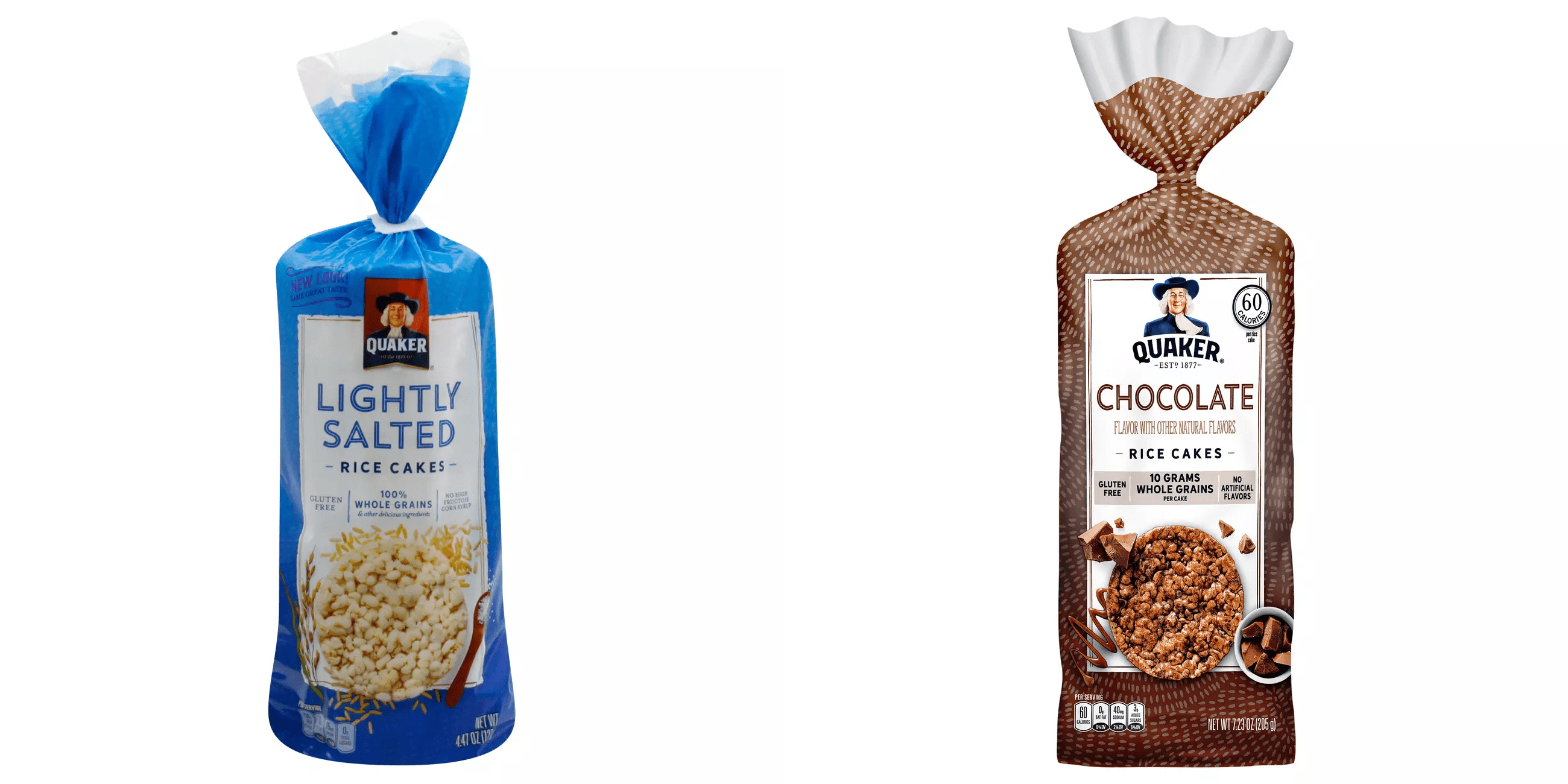 Quaker Lightly Salted Gluten Free Rice Cakes - 4.47oz Quaker Chocolate ...