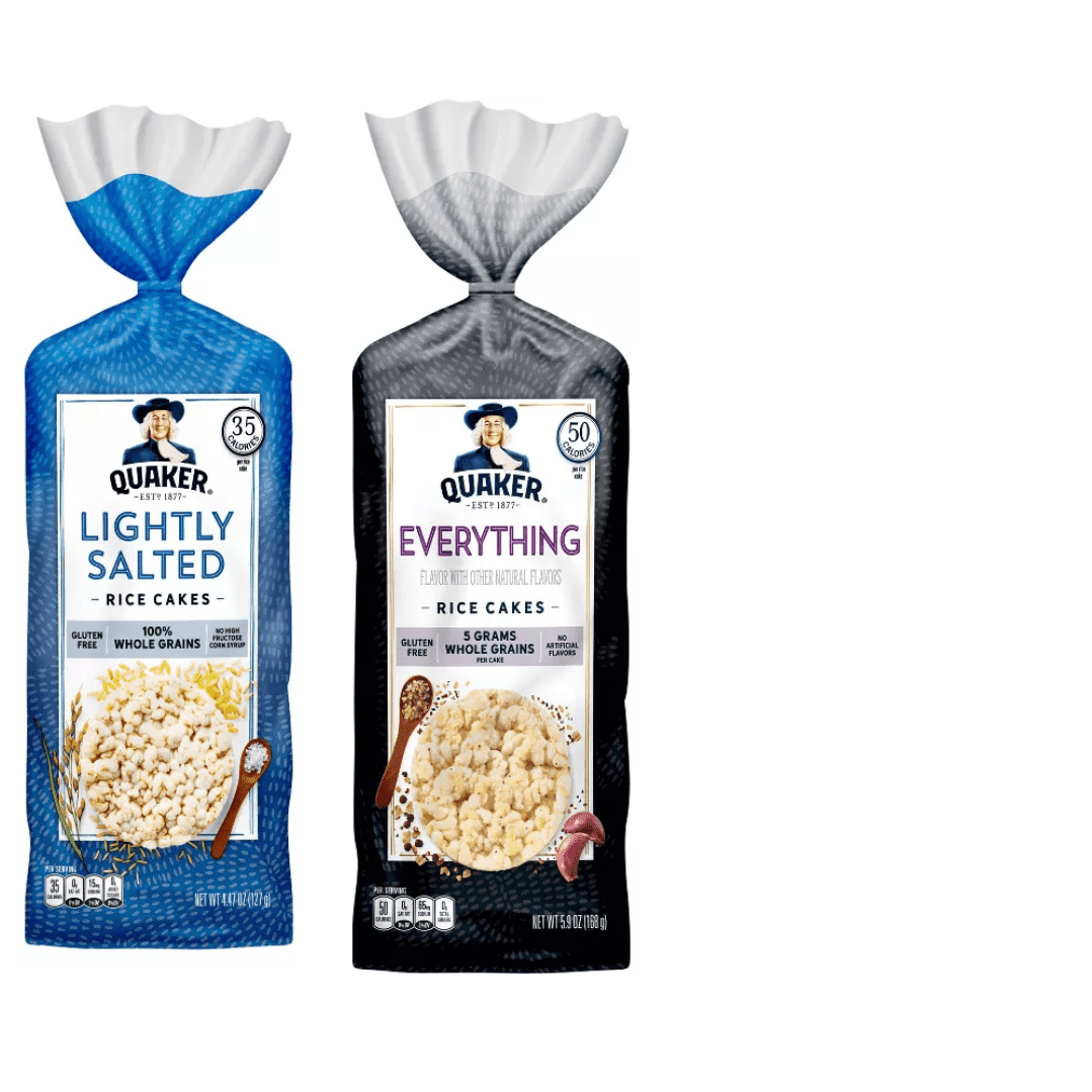 Quaker Lightly Salted Gluten Free Rice Cakes - 4.47oz Quaker Large Rice ...