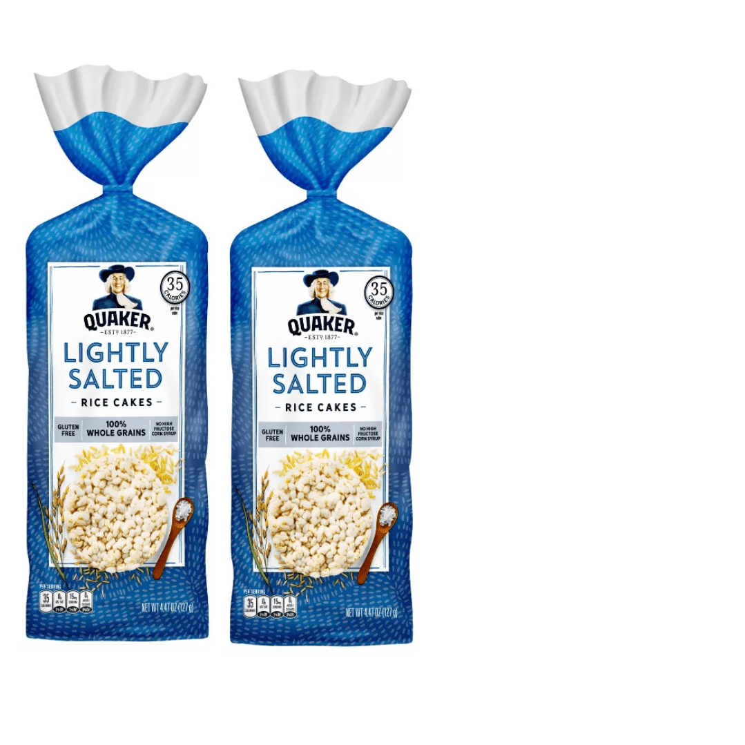 Quaker Lightly Salted Gluten Free Rice Cakes pack of 2 - Walmart.com