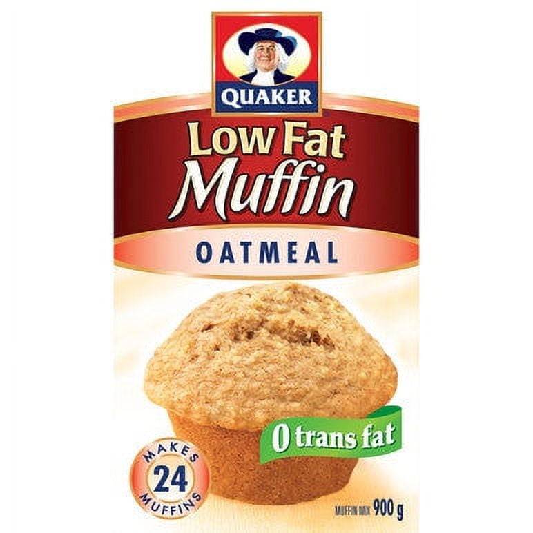 Quaker Muffin Mix Low Fat Oatmeal, 12ct, 900g/31.7 oz - Walmart.com