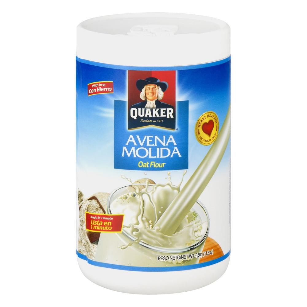 Quaker Oat Flour With Iron, 11.6 Oz, Avena Molida (813508) (Packaging ...