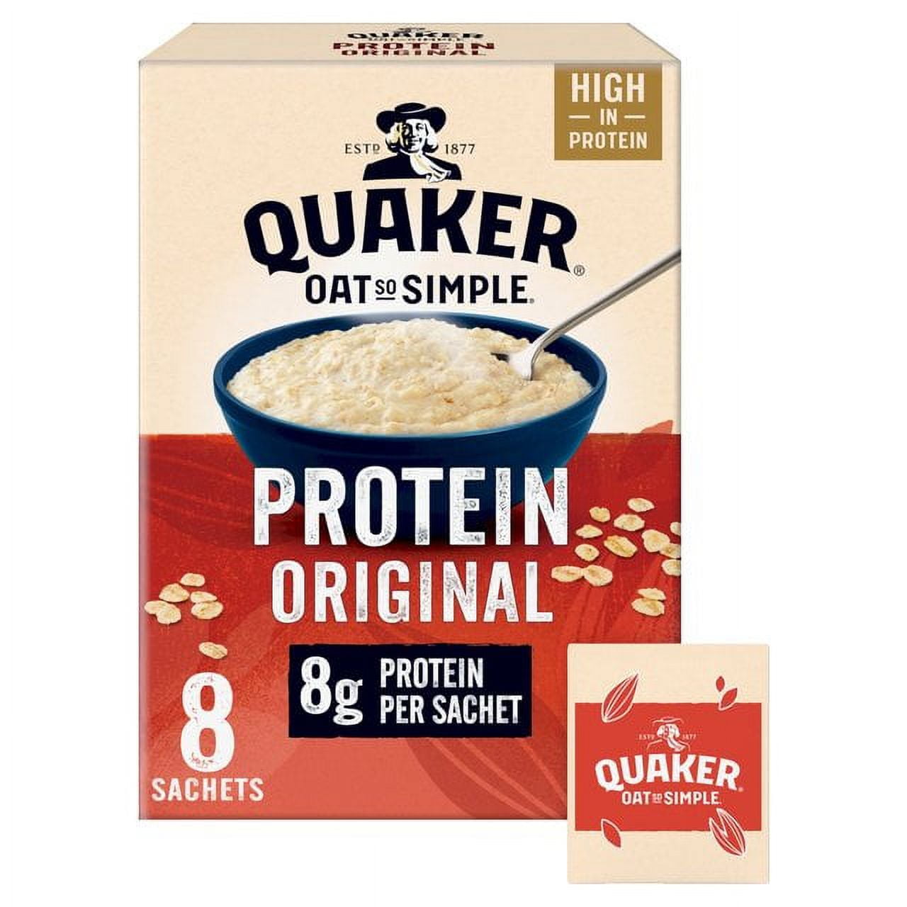 Quaker Oat So Simple Protein Original Porridge 38g x 8 per pack-DEL ...