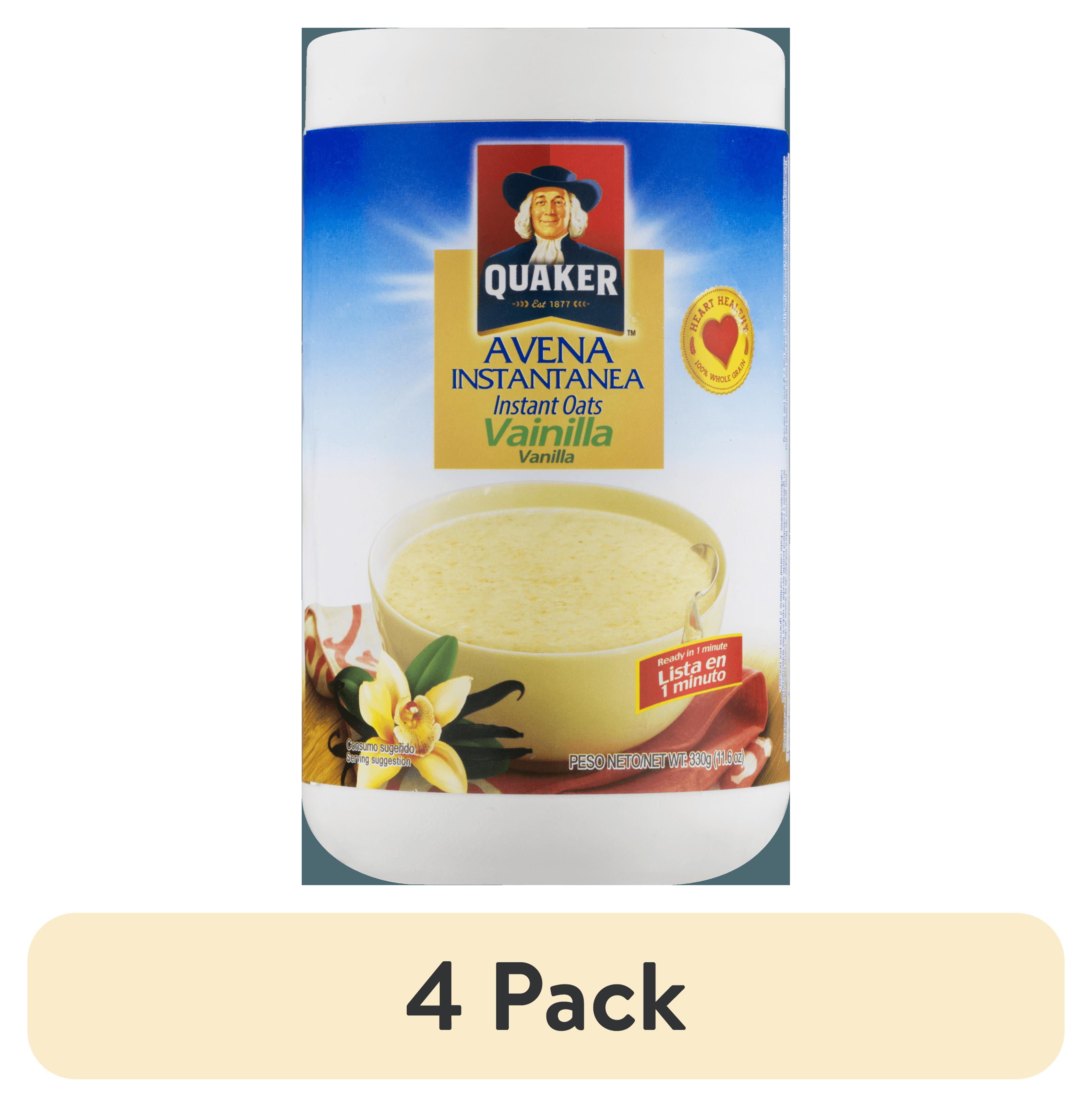 (4 pack) Quaker Oats Instant oats Vanilla Flavored 12oz Plastic Bags ...