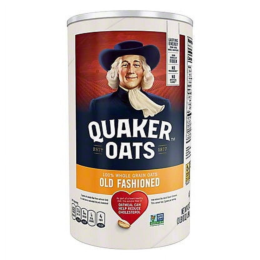 Quaker Old Fashioned Oats, 42 oz, 100% Whole Grains, Energy Source with ...