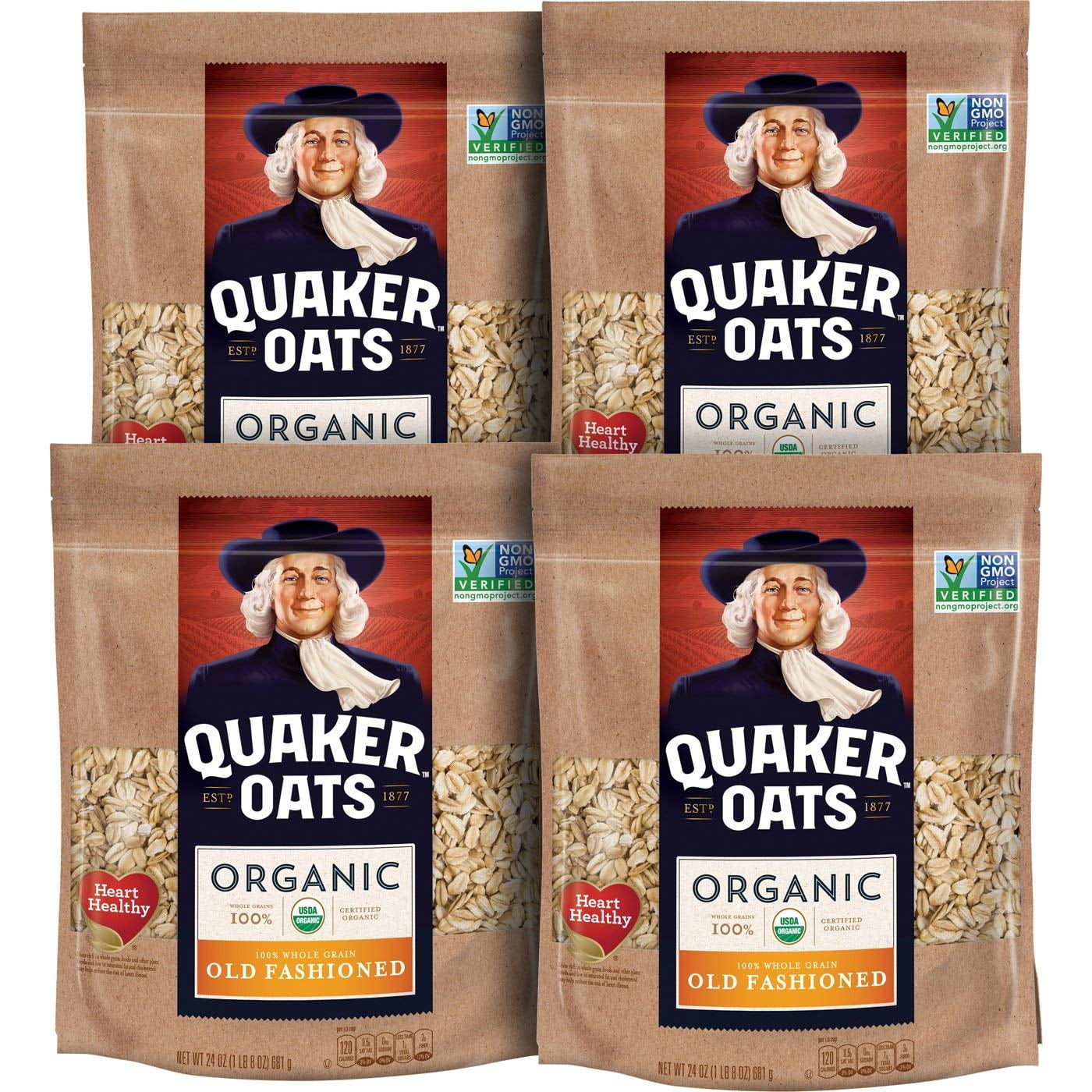 Free Shipping! Quaker Organic Old Fashioned Rolled Oats 24 oz ...