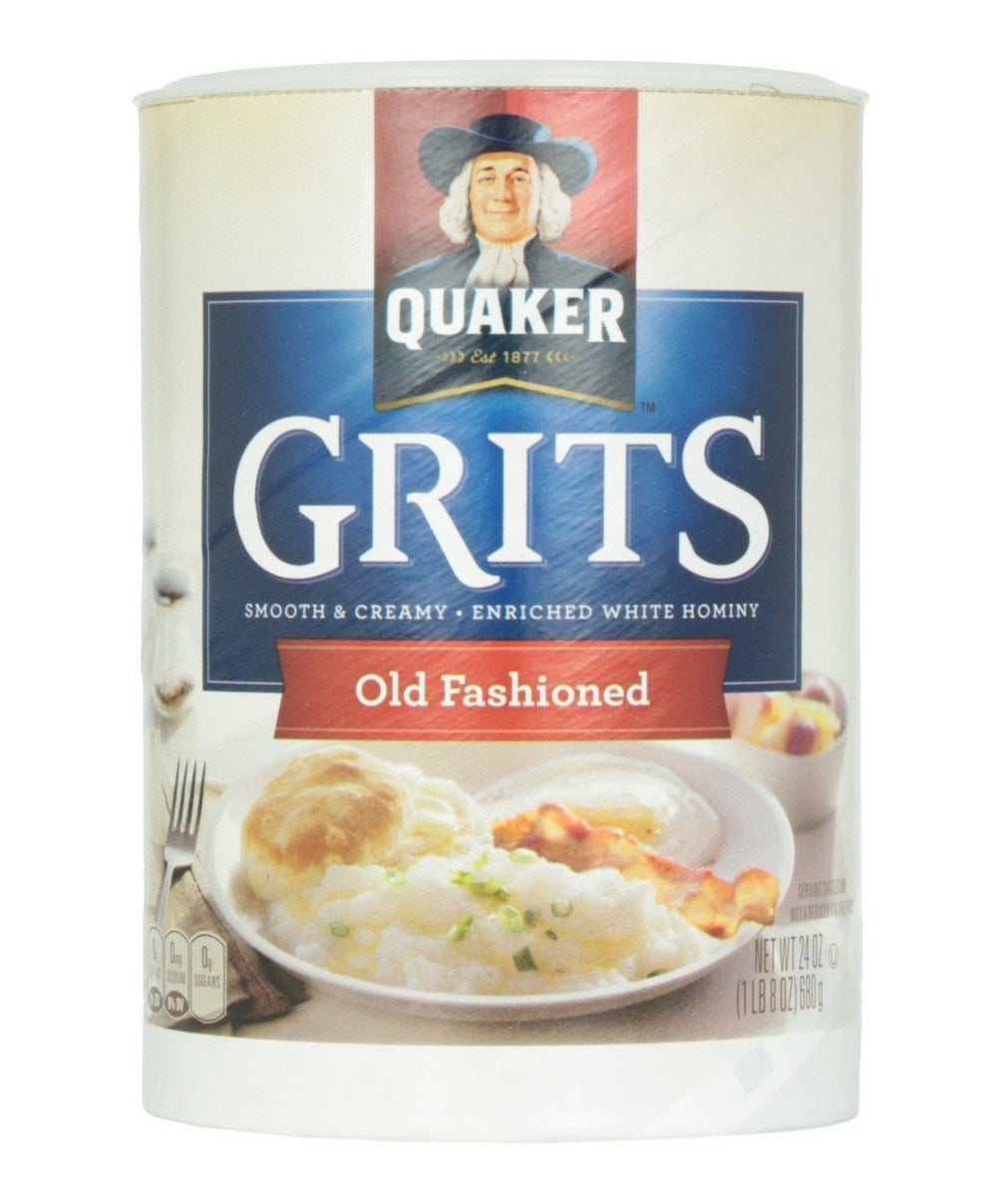 Quaker Old Fashioned Smooth & Creamy Grits Pack Of 3, 24 Oz Containers ...