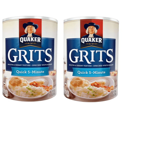 Quaker Original Quick 5 Minute Grits - 24oz pack of 2 - Walmart.com