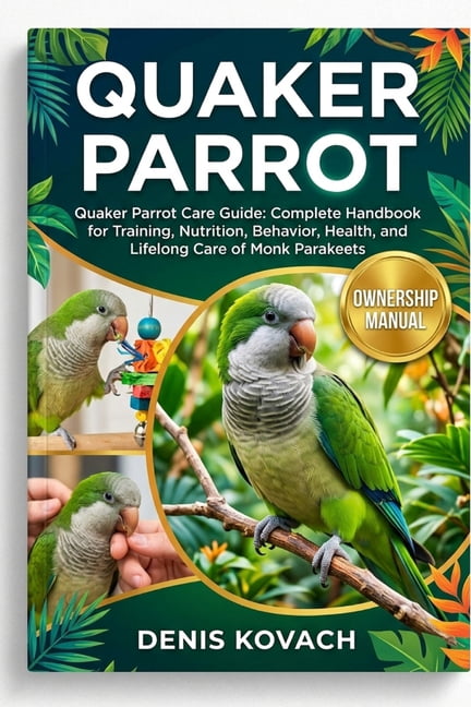 Quaker Parrot: Quaker Parrot Care Guide: Complete Handbook for Training ...