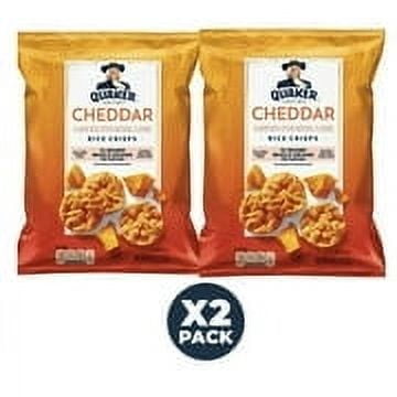 Quaker Popped Cheddar Cheese Rice Crisps - 6.06oz pack of 2 - Walmart.com