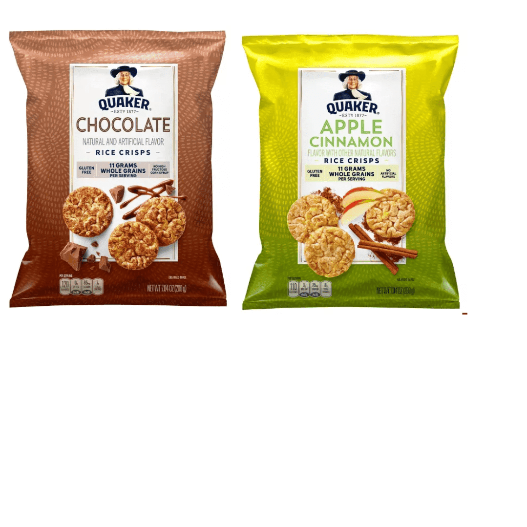Quaker Popped Rice Crisps Chocolate - 7.04oz Quaker Popped Rice Crisps ...