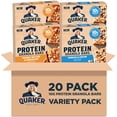 Quaker Protein Granola Bars, 2 Flavor Variety Pack, 10g Protein, 1.41 ...