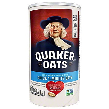 Quaker Quick 1-Minute Oats, 18 Oz - Walmart.com