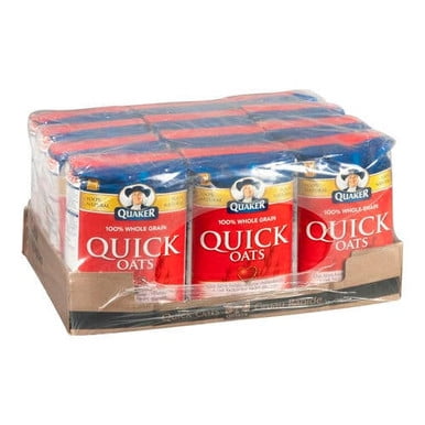 Quaker Quick Cook Oats Bulk Food Service 1kg (12/Case)-Canada Import ...