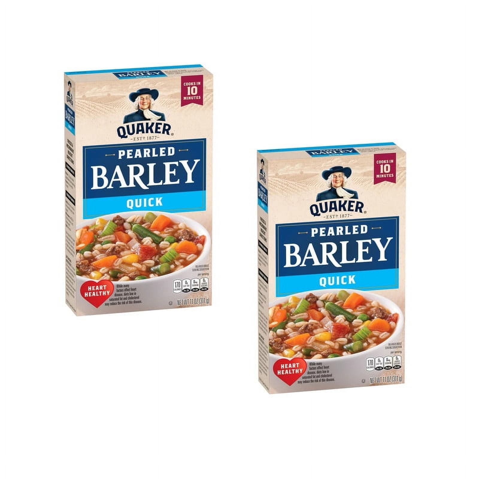 Quaker Quick Pearled Barley 2-Pack, 11 oz Each - Walmart.com