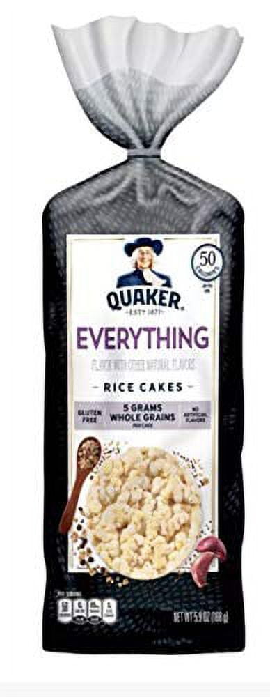 Quaker Rice Cake Everything, Pack of 2 - Walmart.com