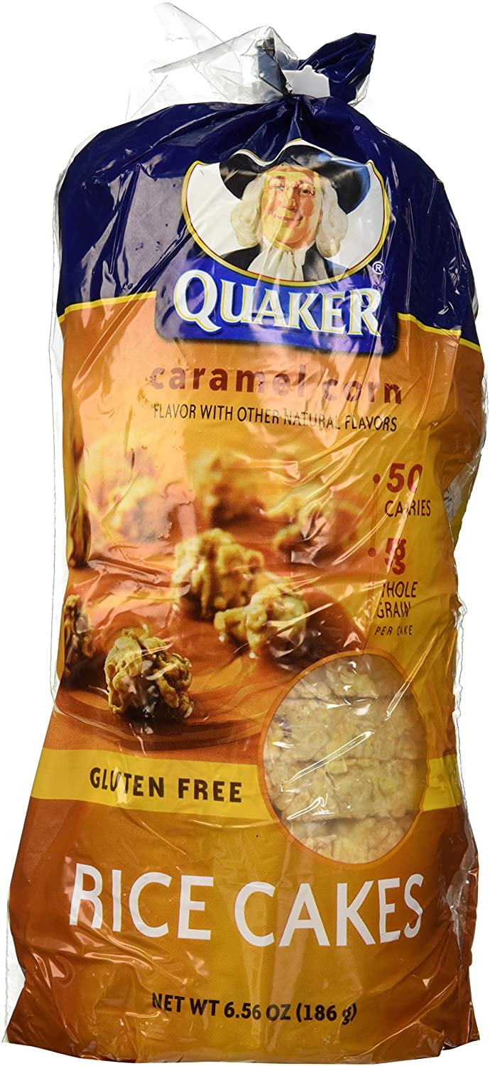 Quaker, Rice Cakes, Caramel, 6.5Oz Bag (Pack Of 4) - Walmart.com