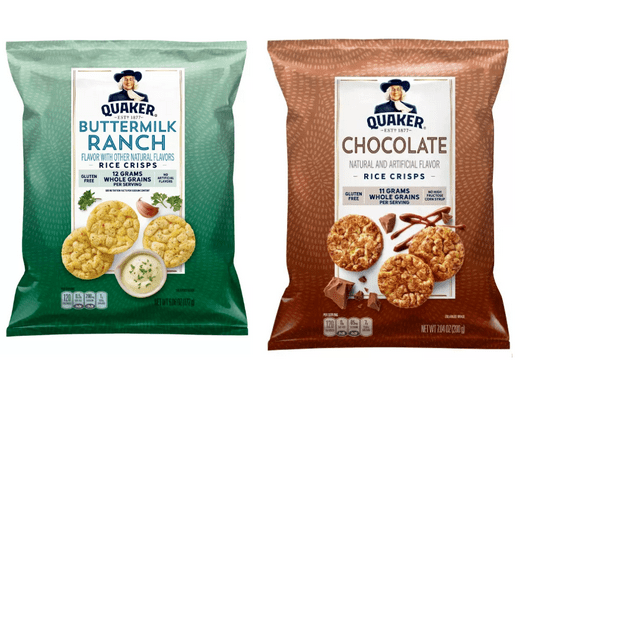 Quaker Rice Crisp Ranch Buttermilk - 6.06oz Quaker Popped Rice Crisps ...