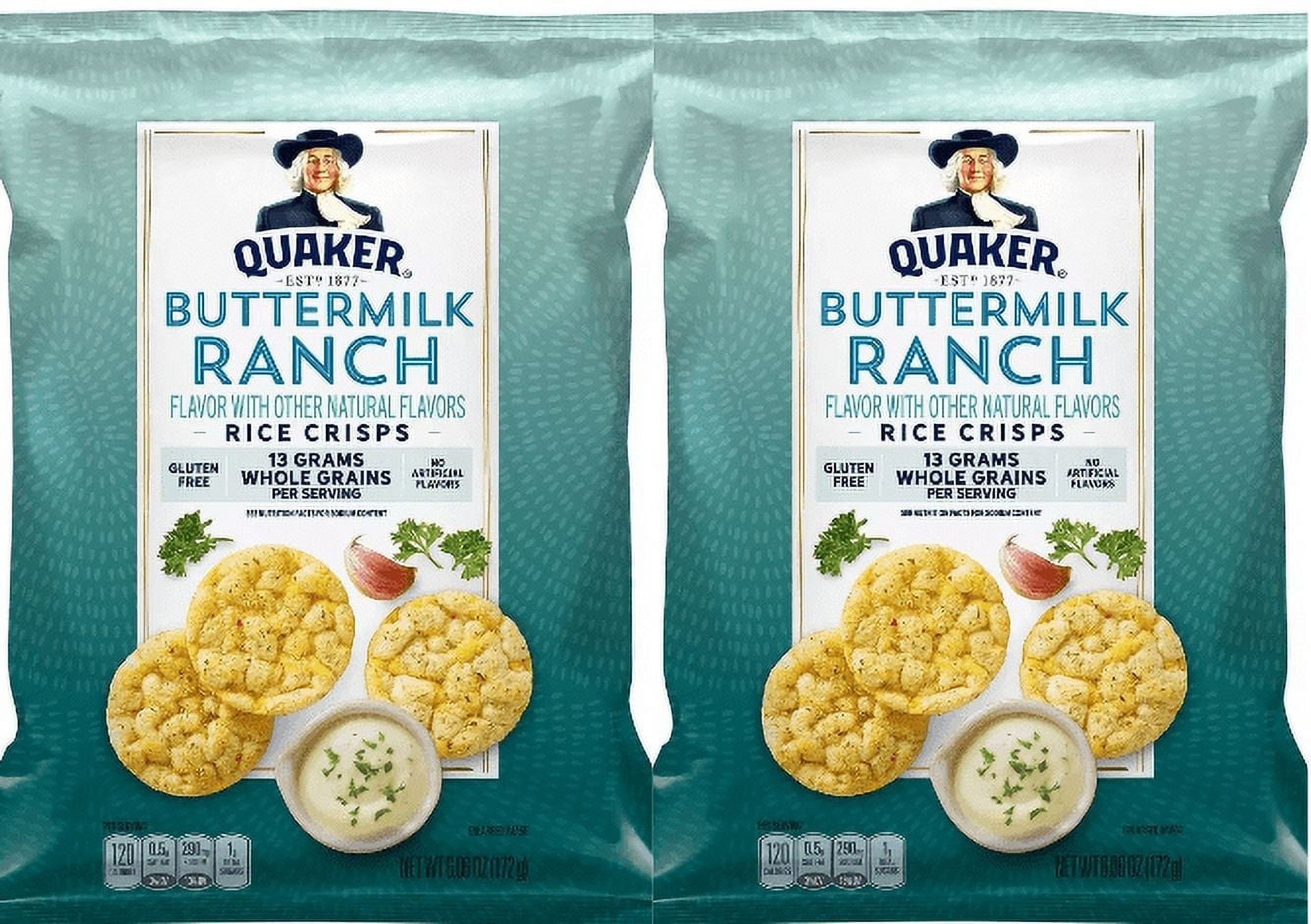 Quaker Rice Crisp Ranch Buttermilk - 6.06oz pack of 2 - Walmart.com