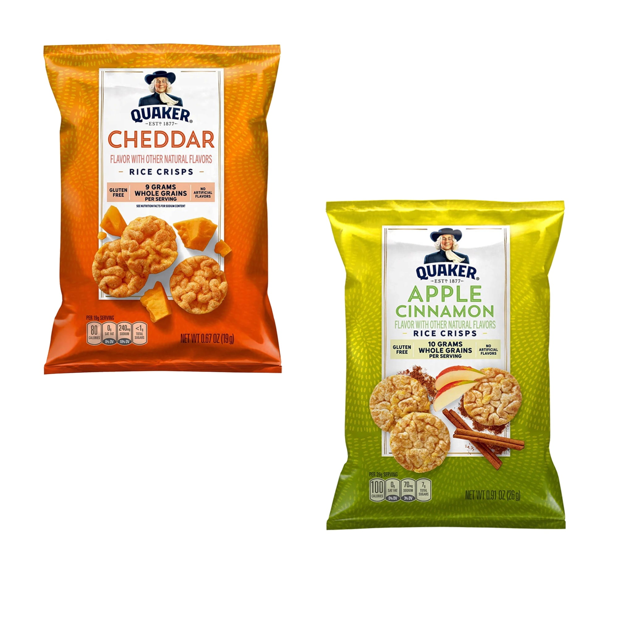 Quaker Rice Gluten Free Crisps, A Snack the Whole Family Will Love,2 ...