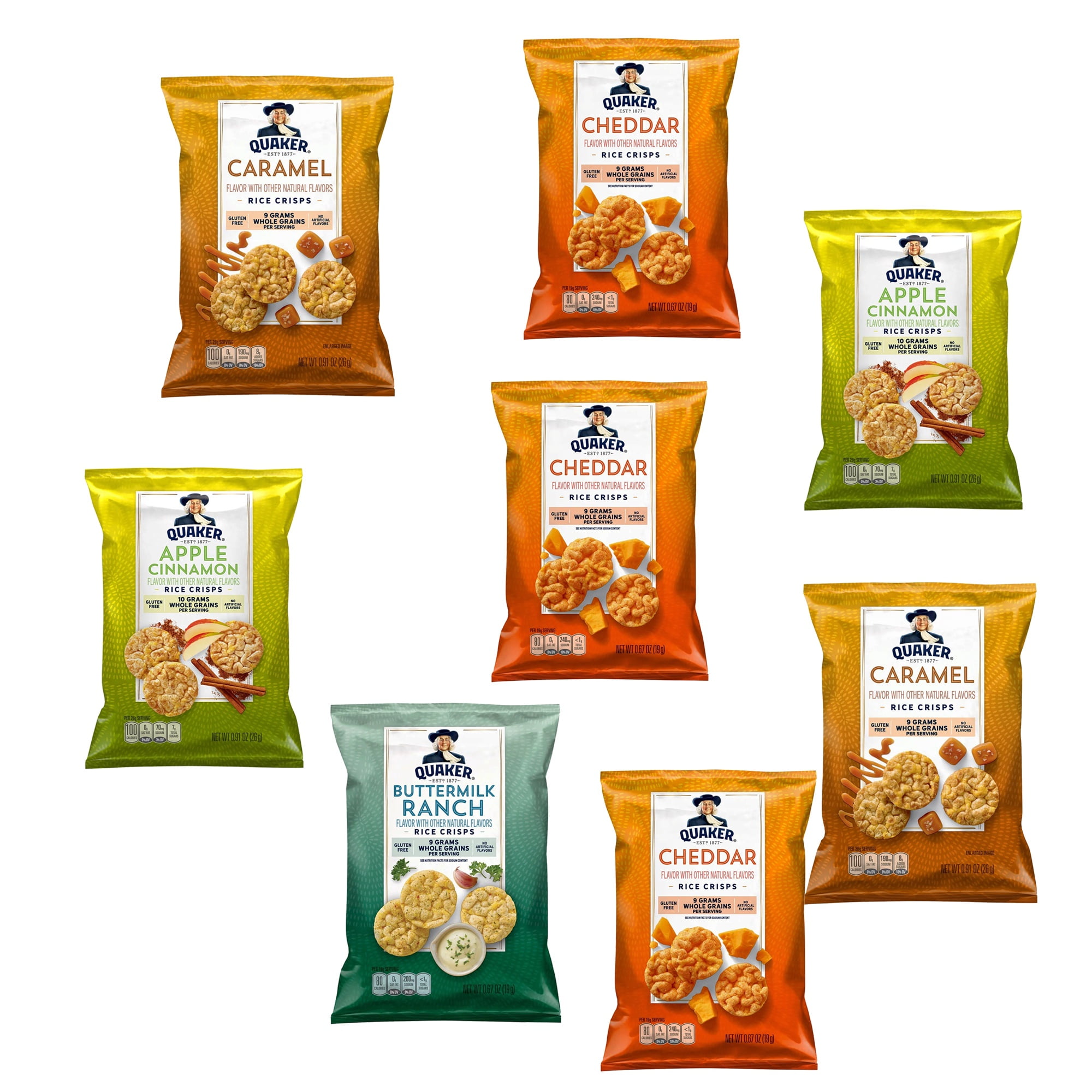 Quaker Rice Gluten Free Crisps, A Snack the Whole Family Will Love,8 ...