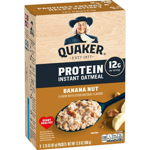 Quaker Instant Oatmeal, Original Assorted Packets, Value Pack, 12.1 Oz ...
