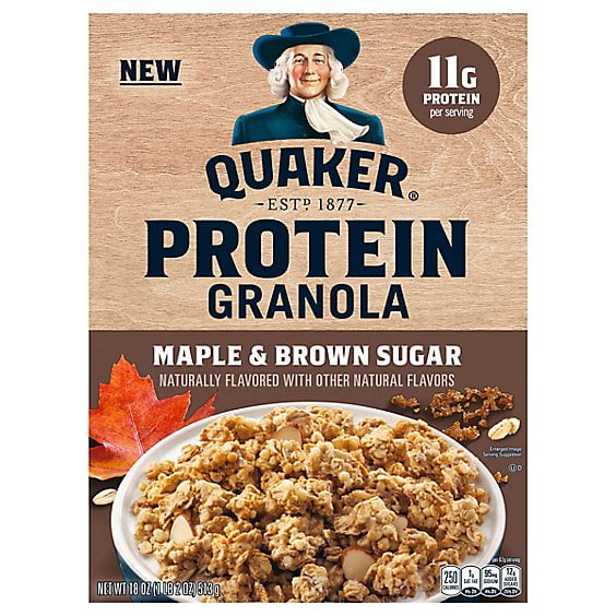 Quaker Simply Granola Protein Maple Brown Sugar - 18 Oz - Walmart.com