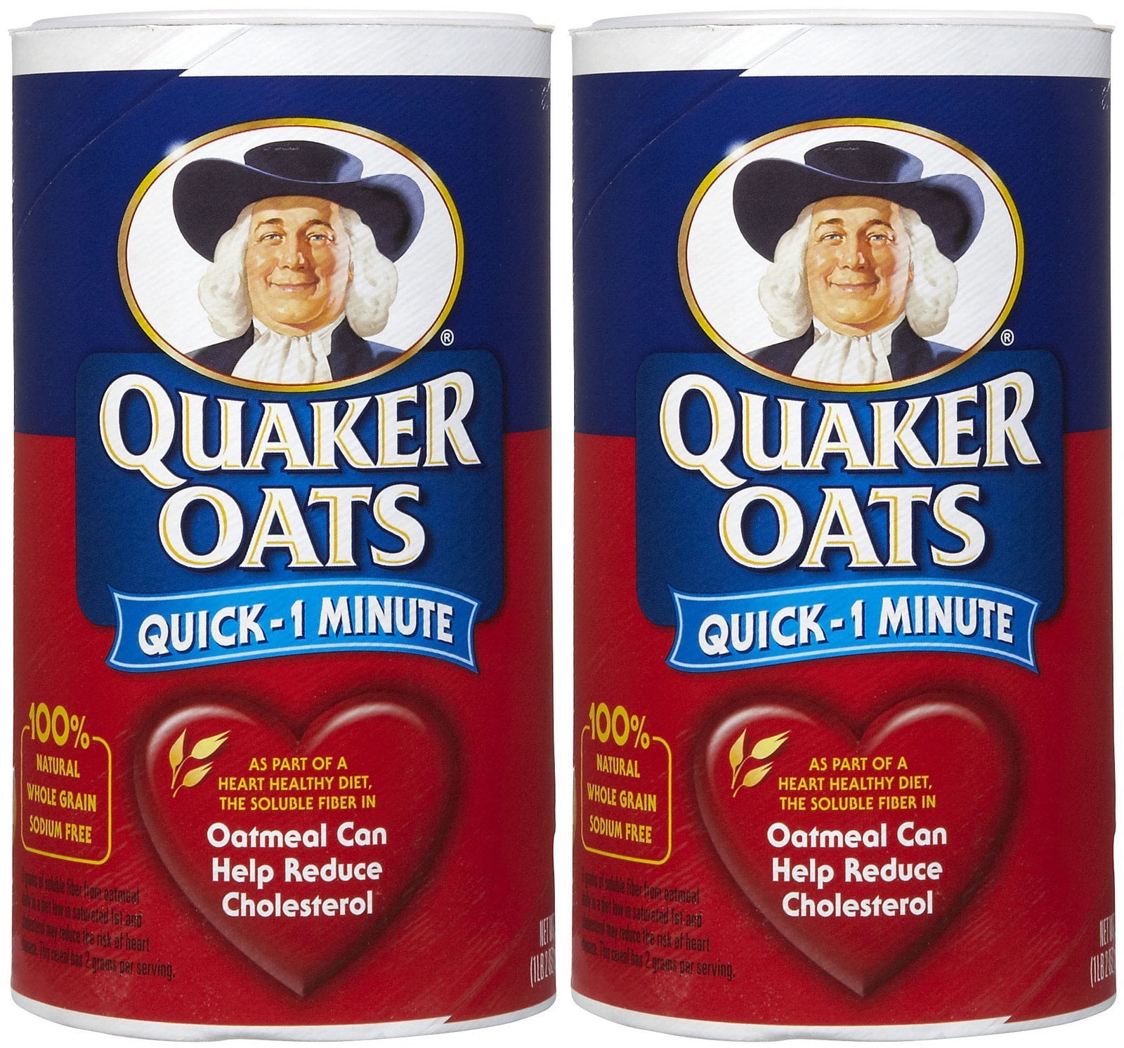 Quaker Standard Oatmeal Quick OIF8 - 18 oz - 2 pk - Walmart.com