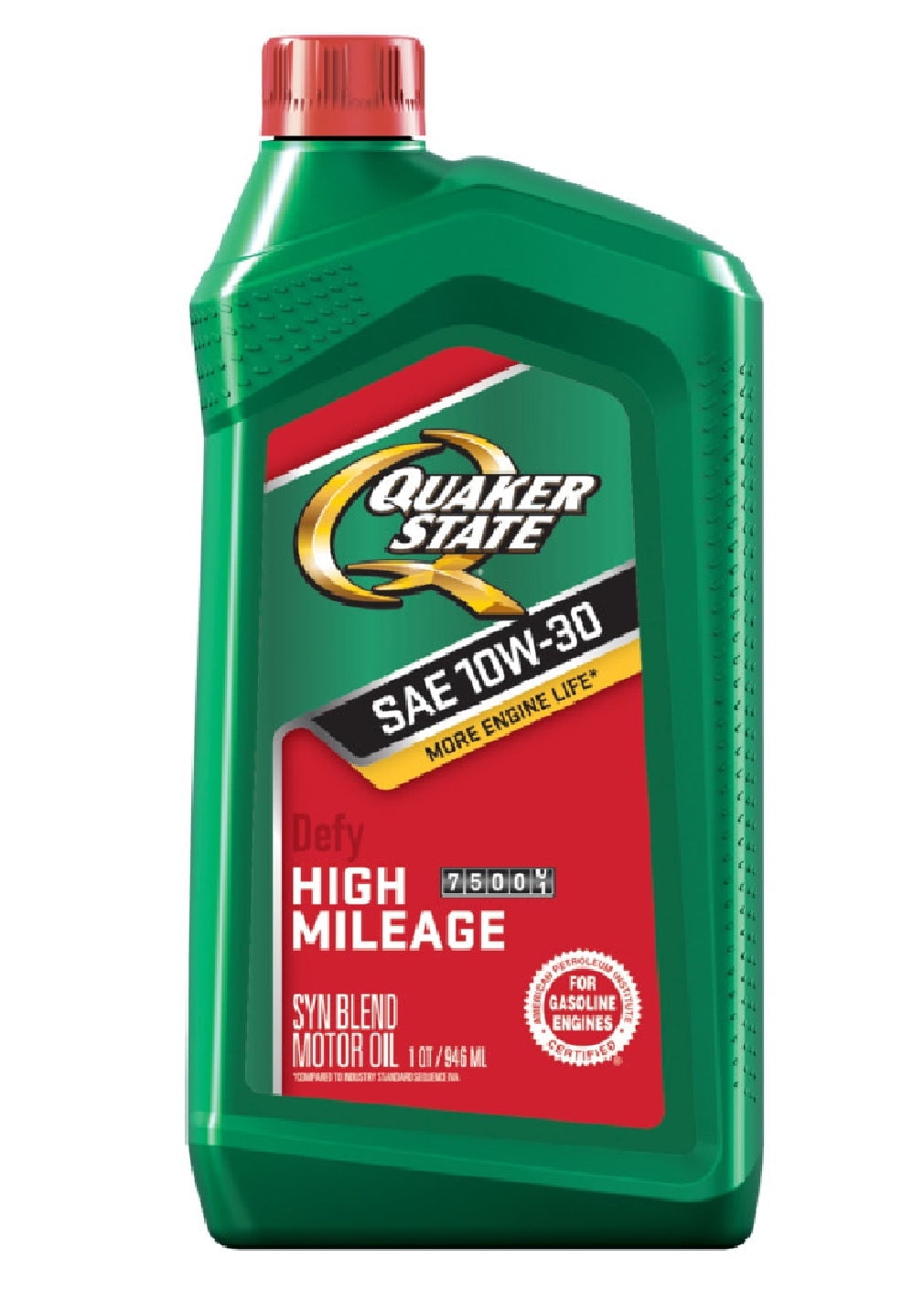 Quaker State 550043280 Defy SAE 10W30 Synthetic Motor Oil, 1 Quart ...