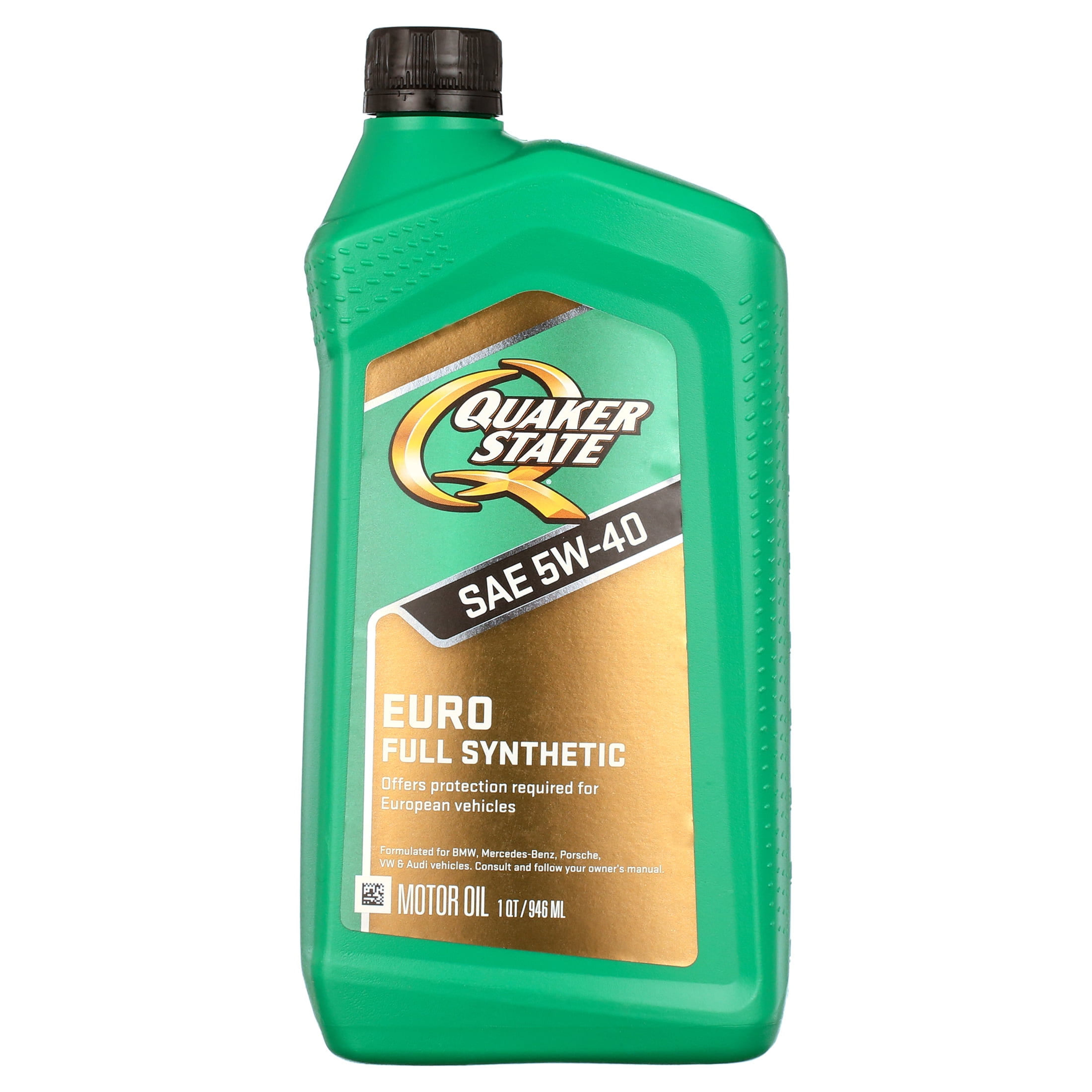 Quaker State Euro Full Synthetic 5W-40 Motor Oil, 1-Quart - Walmart.com