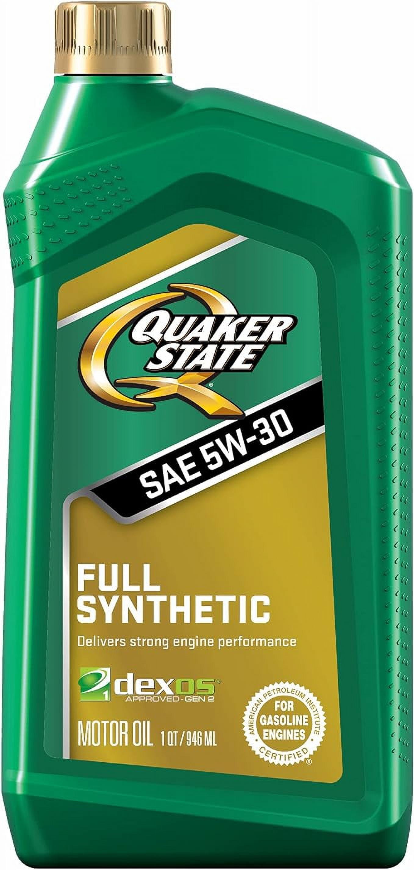 Marvel Automotive Group Quaker State Full Synthetic 5W-30 Motor Oil, 1 ...