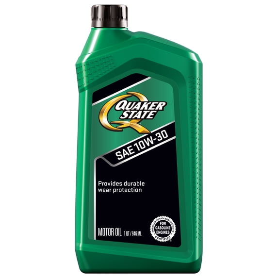 Quaker State 10W-30 Conventional Motor Oil, Durable Wear Protection, 1 ...