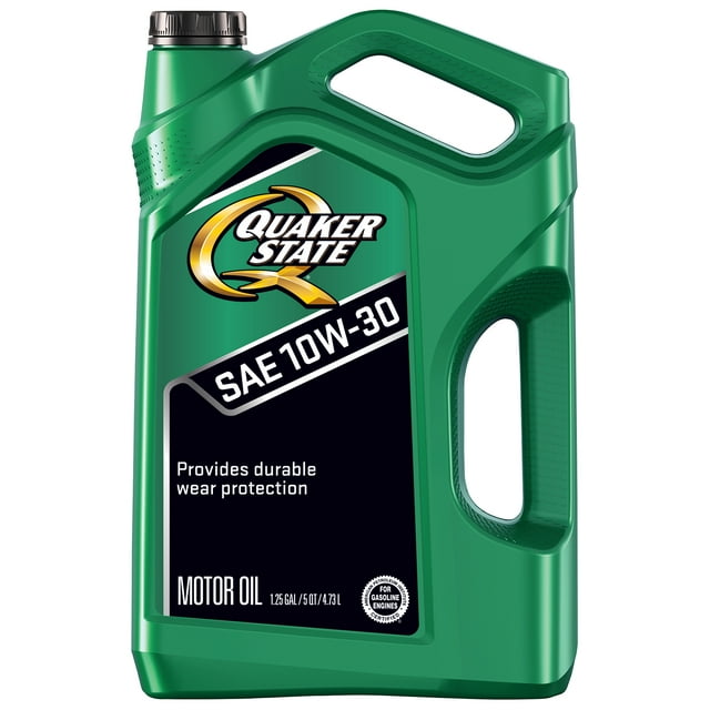 Quaker State Motor Oil, 10W-30, 5 Quart - Walmart Business Supplies