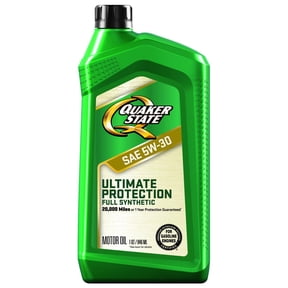 Quaker State Ultimate Protection Full Synthetic 0W-20 Motor Oil, 5 ...