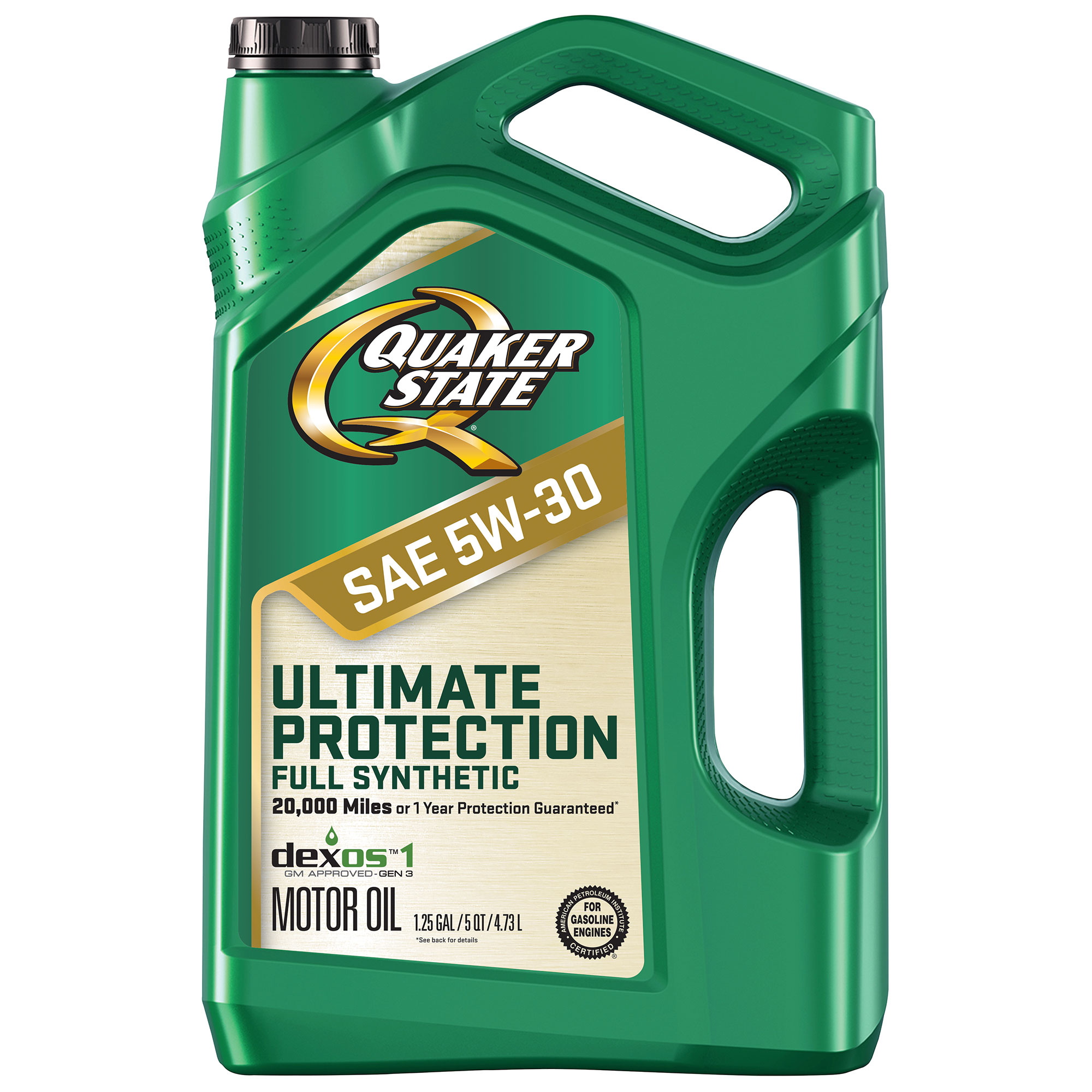 Quaker State Ultimate Durability 5W20 Motor Oil, 5 qt - Walmart.com