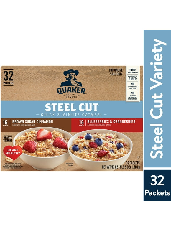 Quaker Steel Cut Oatmeal in Oatmeal - Walmart.com