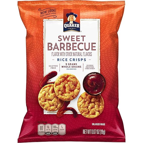 Quaker Sweet Barbecue Rice Crisps 3.3 oz - Walmart.com