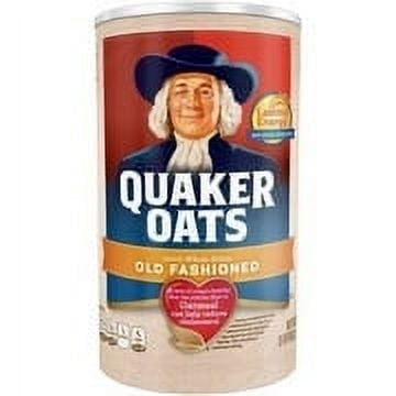 Quaker Whole Grain Oats, Quick Cook 1-Minute Oats, 18 oz Canister ...
