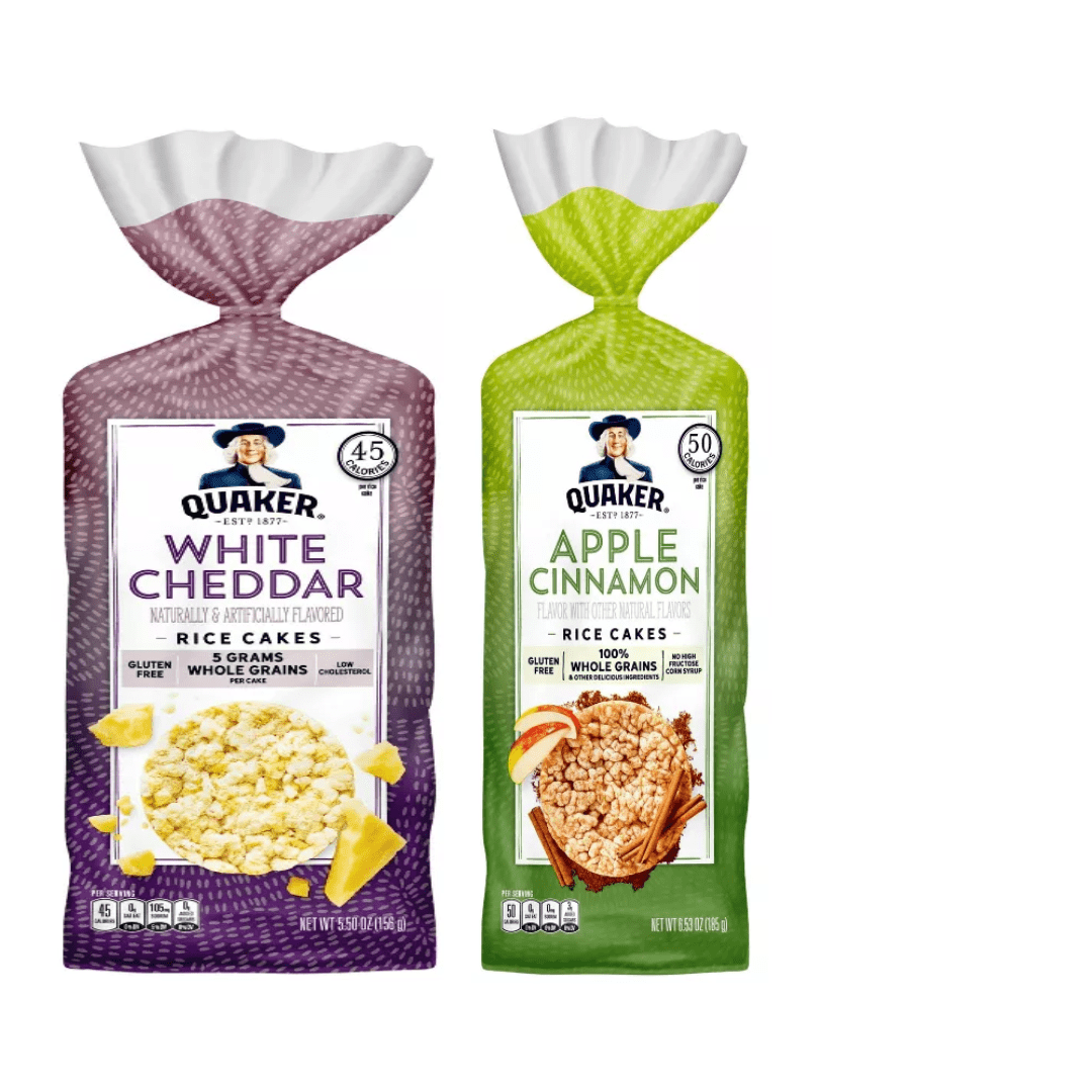 Quaker Wholesome Variety Pack: Apple Cinnamon, Lightly Salted & White ...