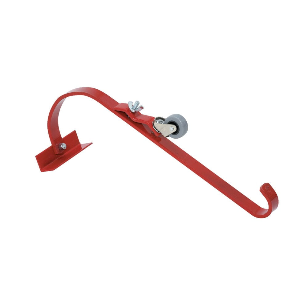Qual-Craft 2481 Ladder Hook with Roller, Red, Steel - Walmart.com