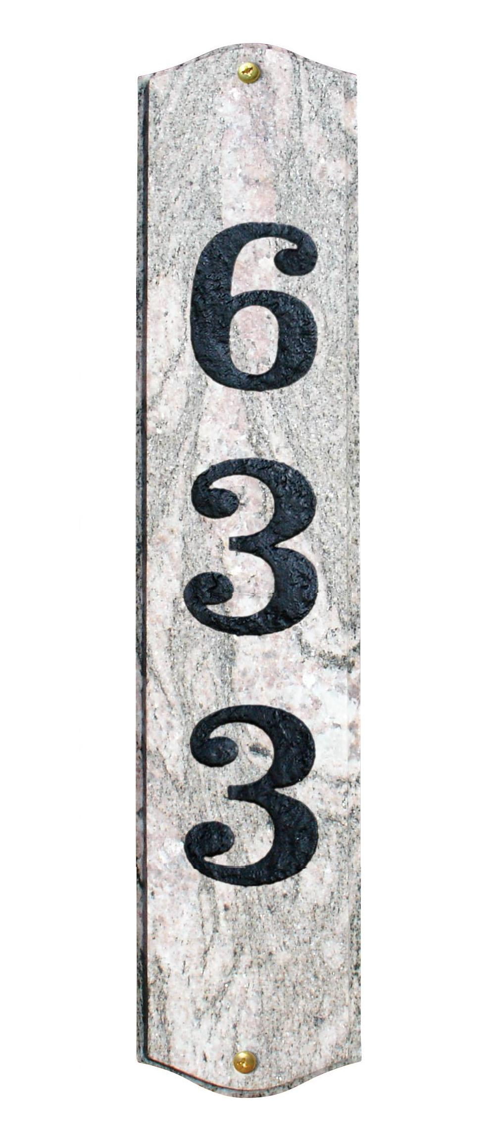 QualArc 4.5 in. Wexford Vertical Five Color Natural Stone Color Solid ...