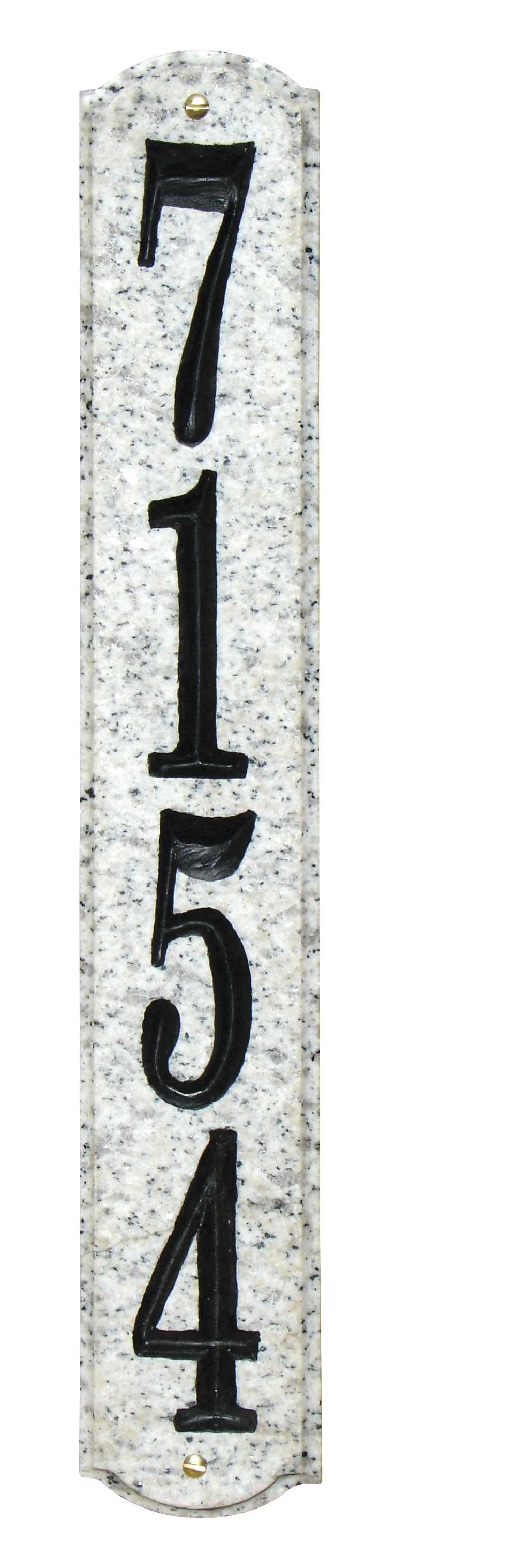 QualArc WEX-4719-WG 4.5 in. Wexford Vertical White Granite Natural ...