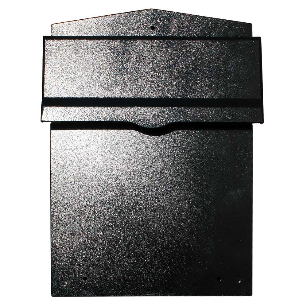 QualArc LIB-BL-LM6-810 Liberty Rear Access Collection Box with Black ...