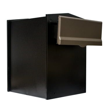 QualArc 14 in. Manchester Non-Locking Column Mount Mailbox with ...