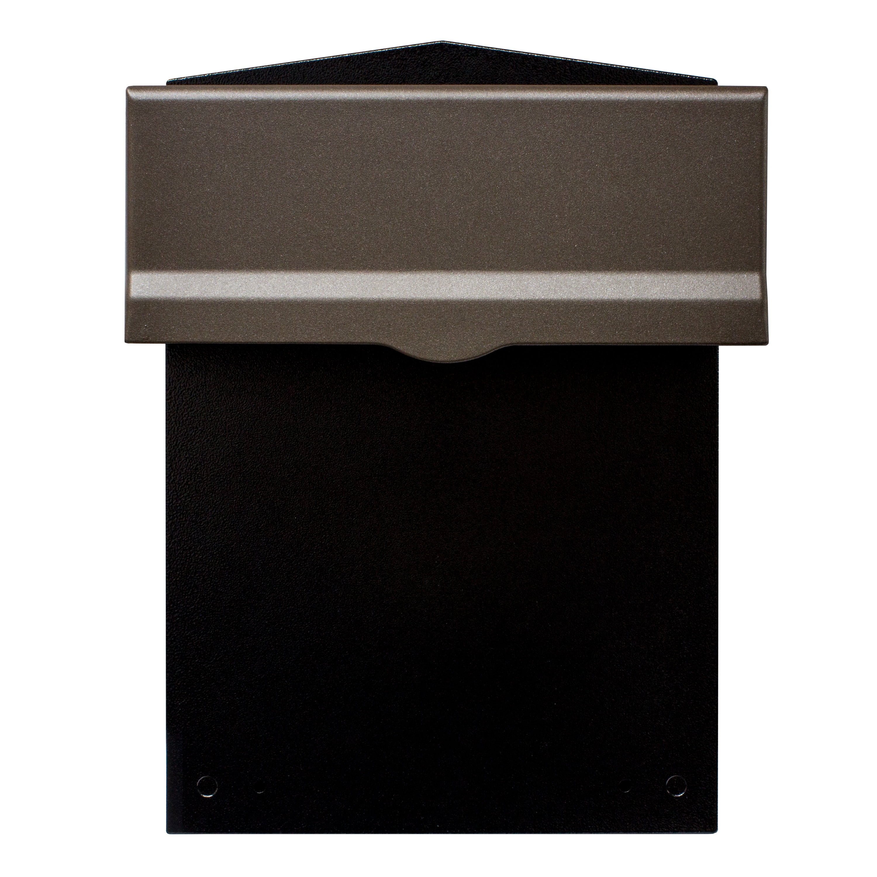 QualArc LIB-BRZ-LM6-810 Liberty Rear Access Collection Box with Bronze ...
