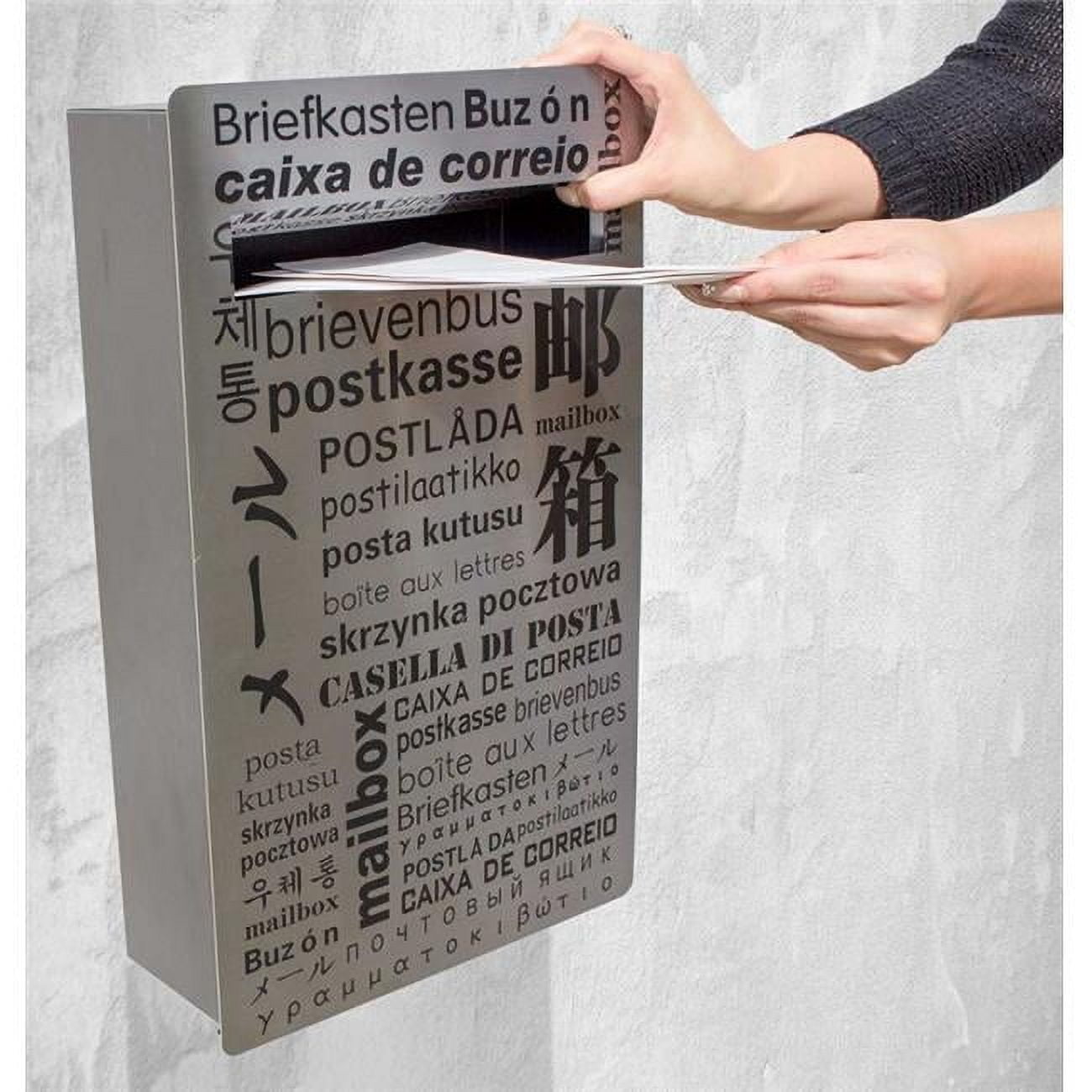 QualArc Verse Locking Mailbox, Stainless Steel Front - Walmart.com