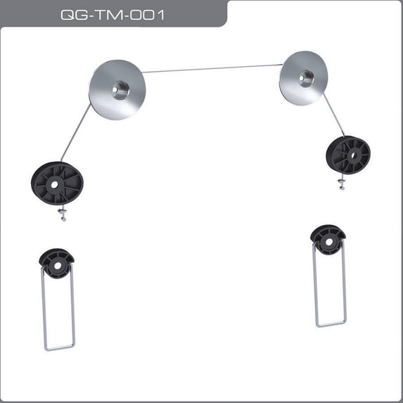 QualGear QG-TM-001 37-Inch to 70-Inch Universal Ultra Slim Low Profile ...