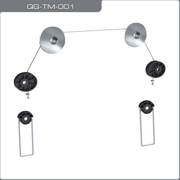 QualGear QG-TM-001 37-Inch to 70-Inch Universal Ultra Slim Low Profile ...