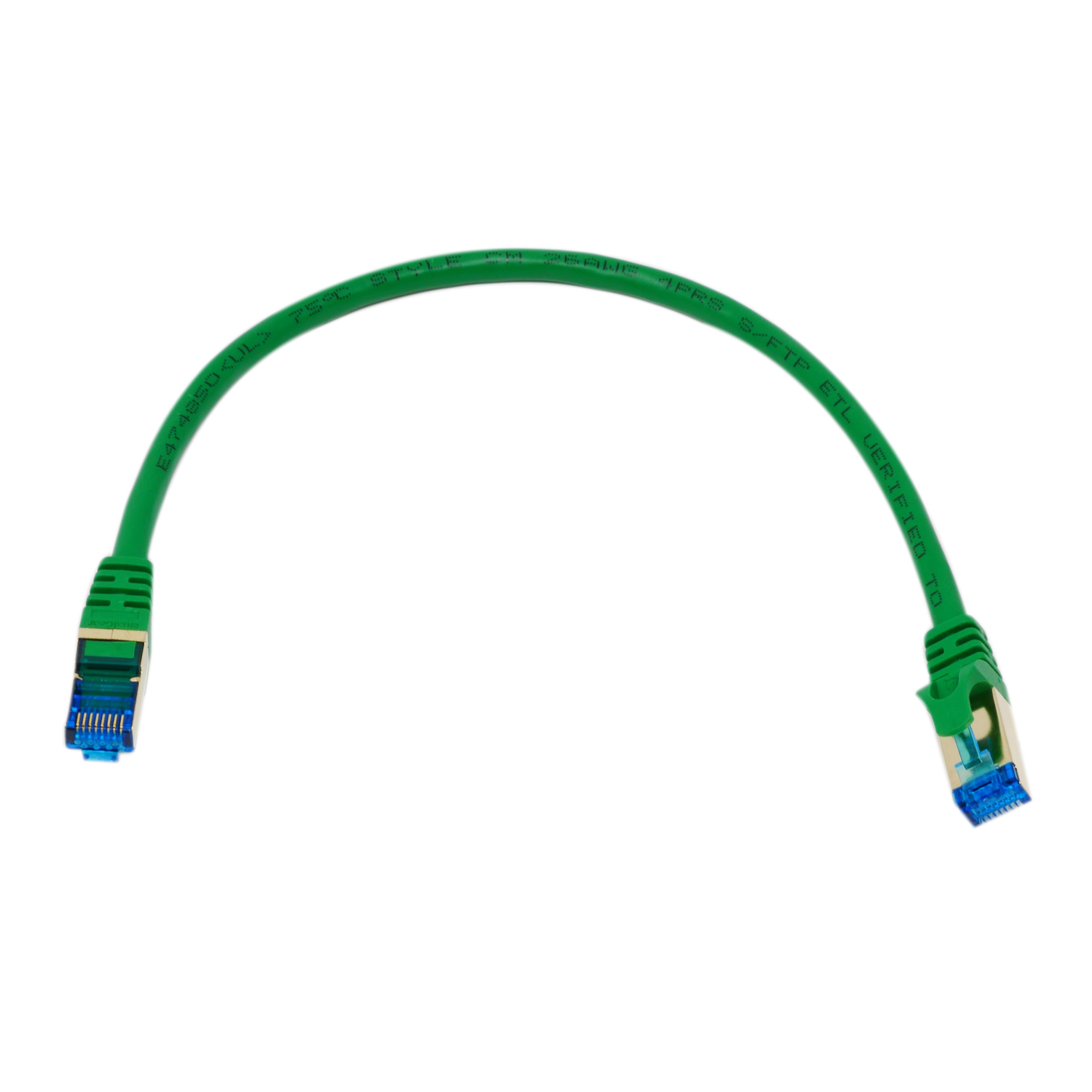 QualGear RJ45 Cat 7 Ethernet Patch Cable, 10Gpbs High-Speed Cable ...