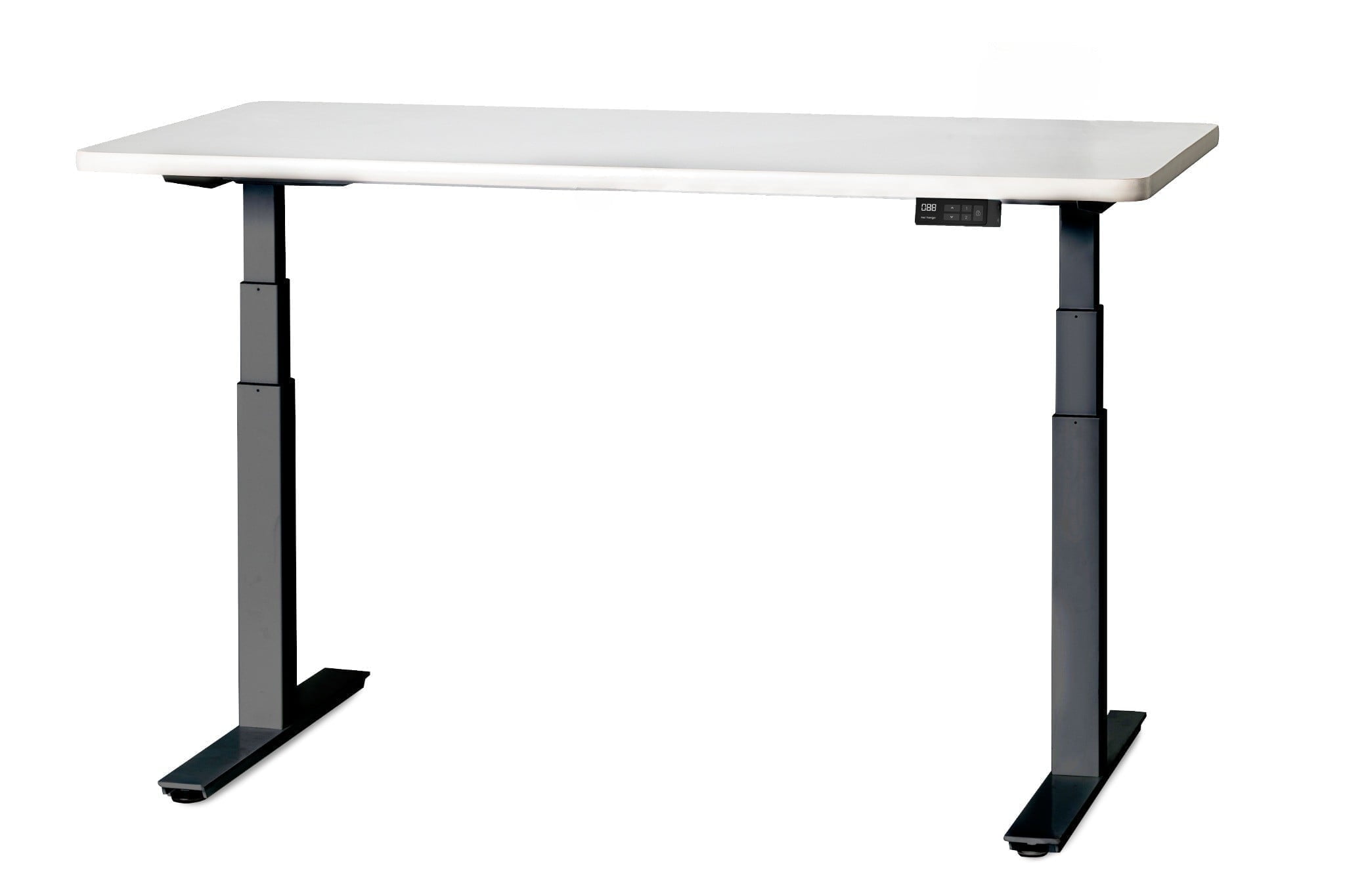 QualGear Smart Electric Standing Desk – Black, Bluetooth Dual Motor ...